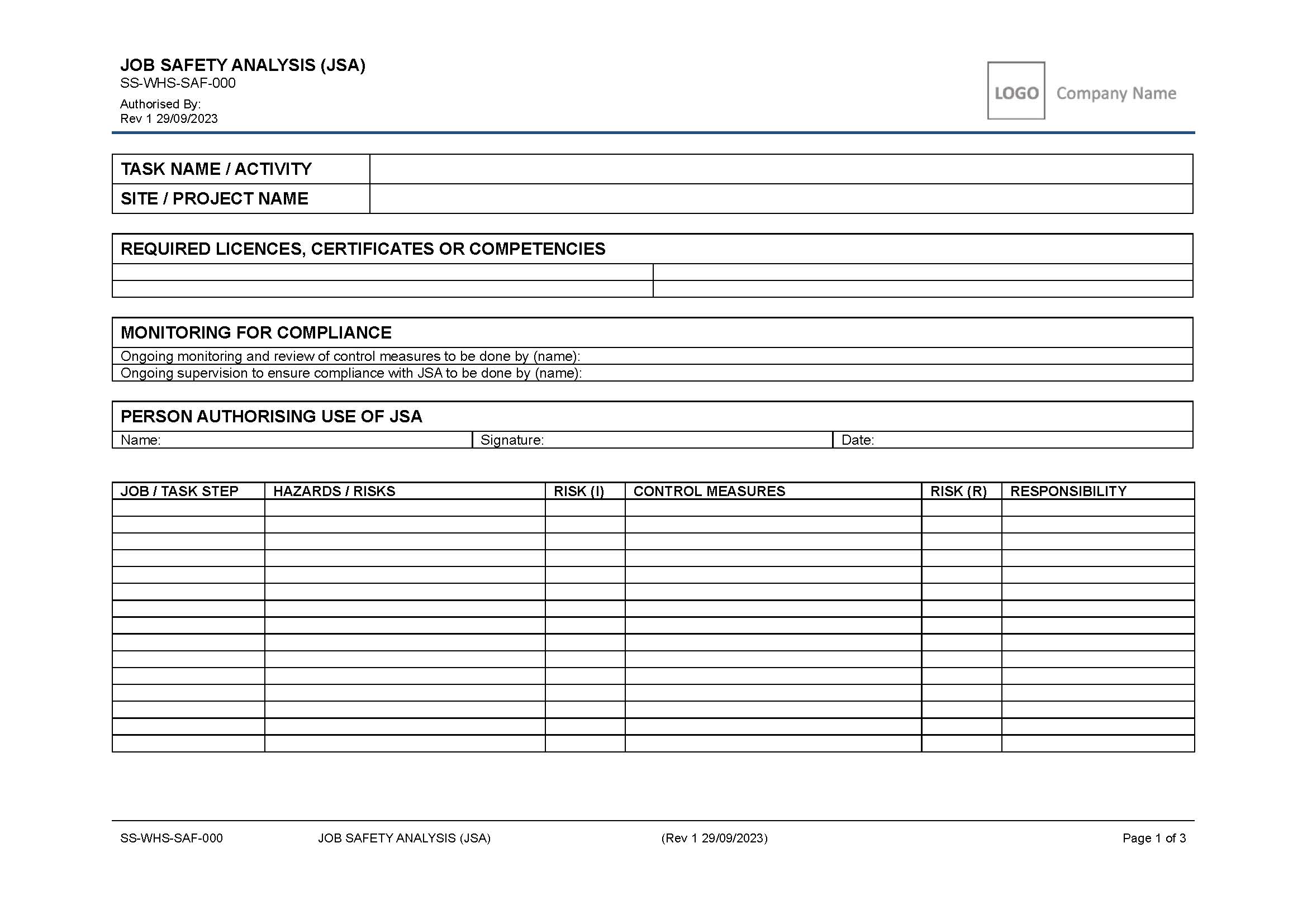WHS Management System Australia | AS/NZS ISO 45001 Documentation